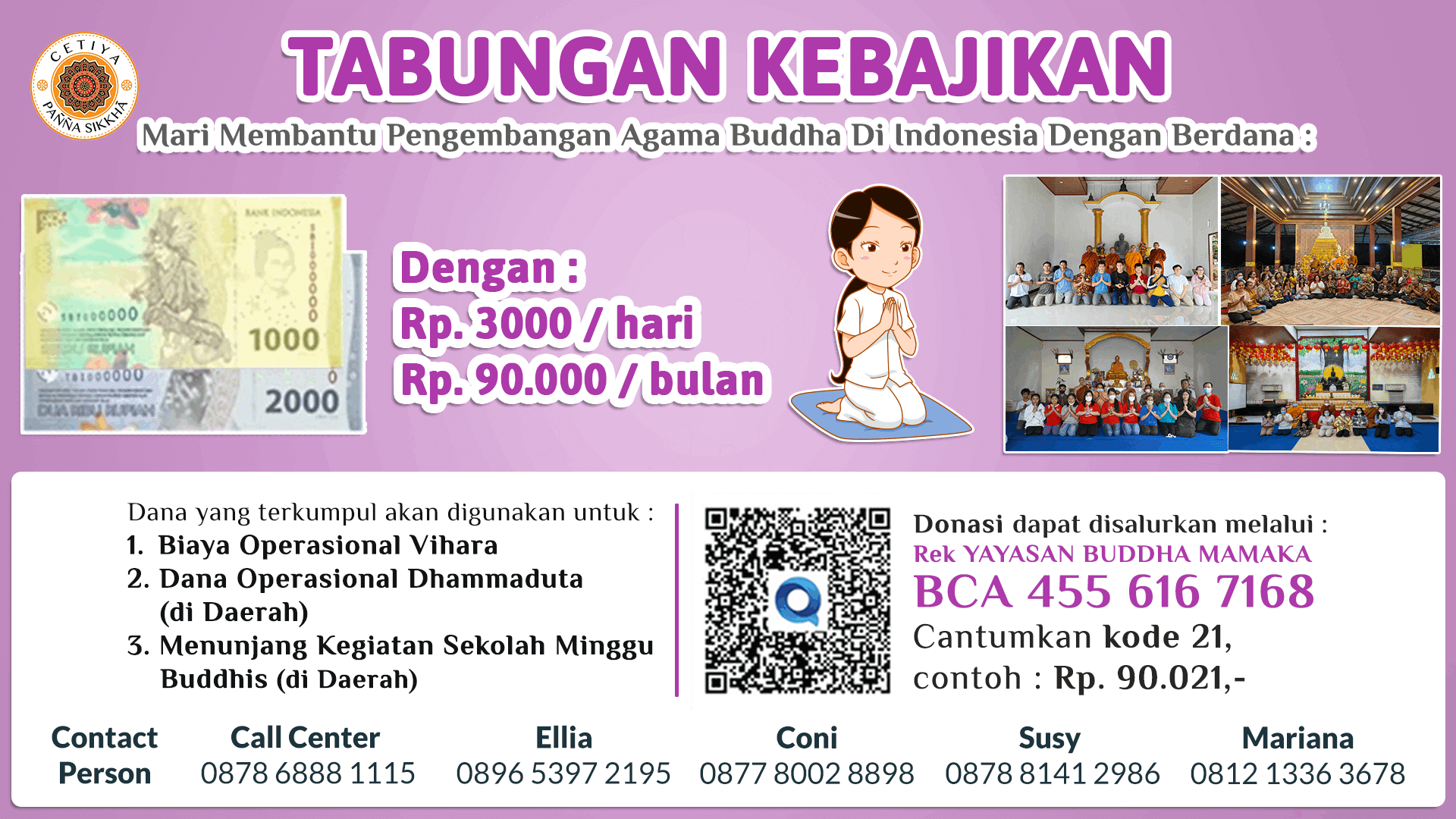 Kegiatan – Cetiya Panna Sikkha