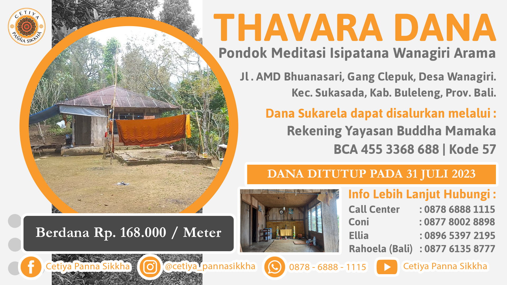 KEBAJIKAN YANG TELAH TERKUMPUL – Cetiya Panna Sikkha